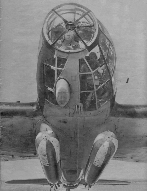 Heinkel He 111 H6 KG26 armed with two training torpedos 01 — Postimages