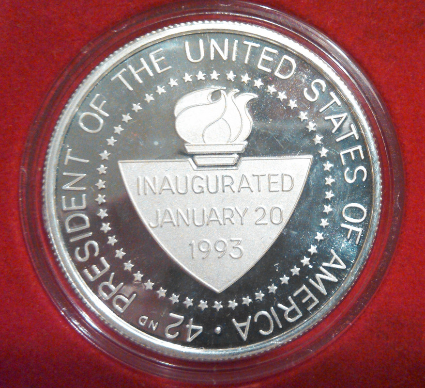 1993 Bill Clinton Inaugural Silver Medal | Coin Talk