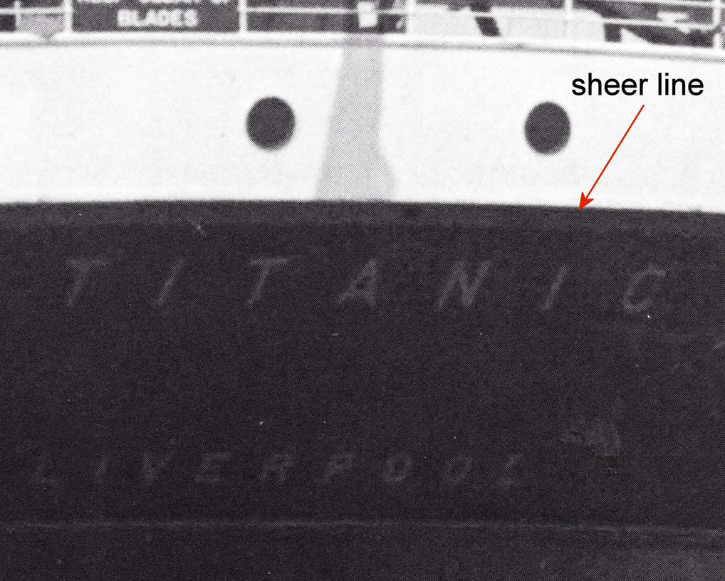 Titanic sheer line yellow or not - The Unofficial Airfix Modellers' Forum
