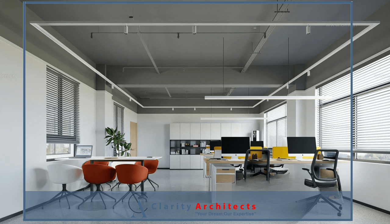 Office Design 3D Model- open space Workspace | clarityarchitects