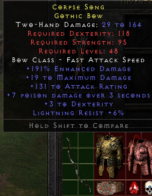 164 Gothic Bow - Topic - d2jsp