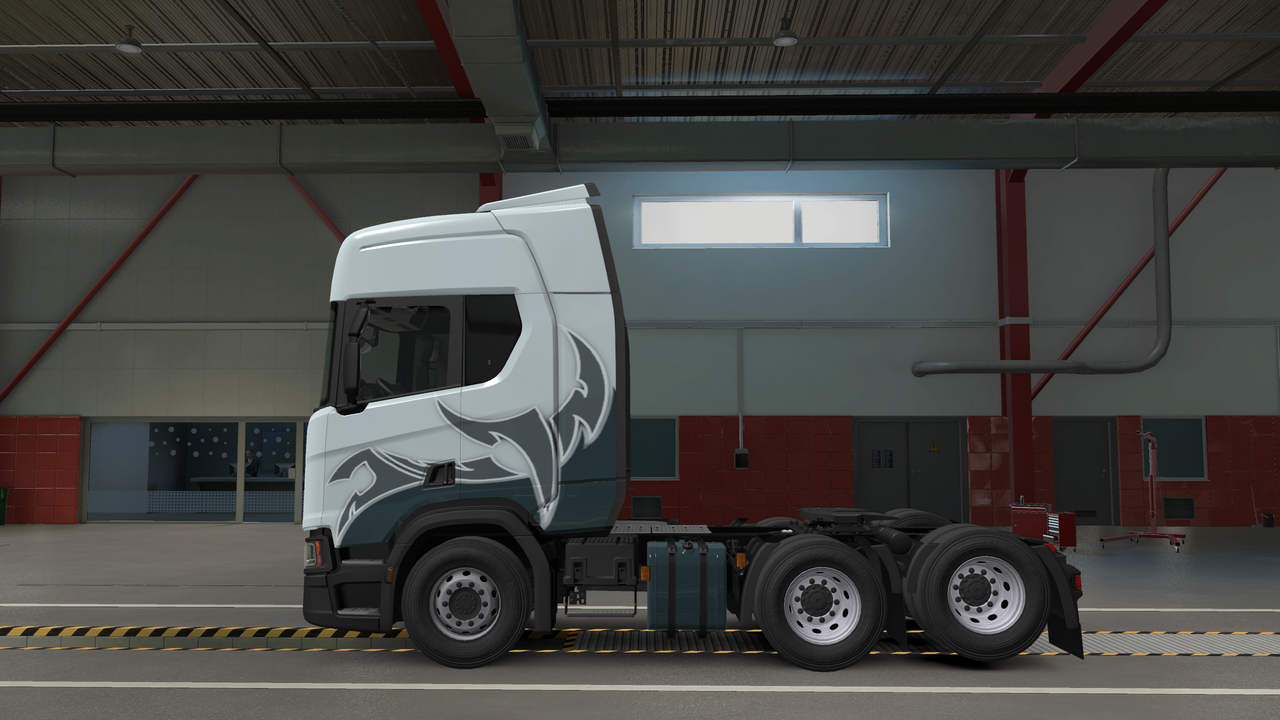 Black Fuel Tank for Eugene PGRS Scania - SCS Software