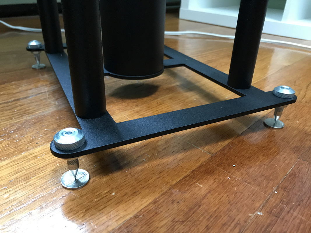 My fancy made-in-USA speaker spike floor protectors | Steve Hoffman ...