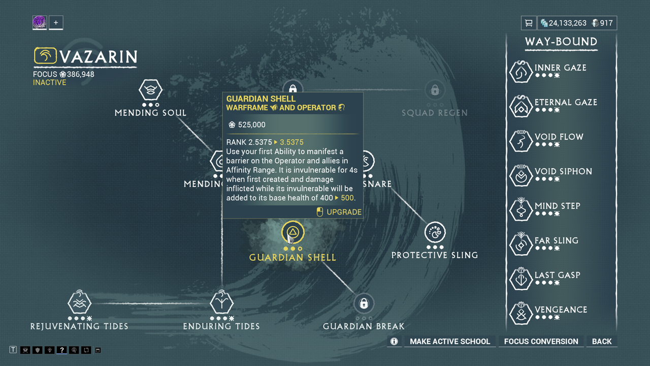 Guardian Shell Rank Up Bug - PC Bugs - Warframe Forums