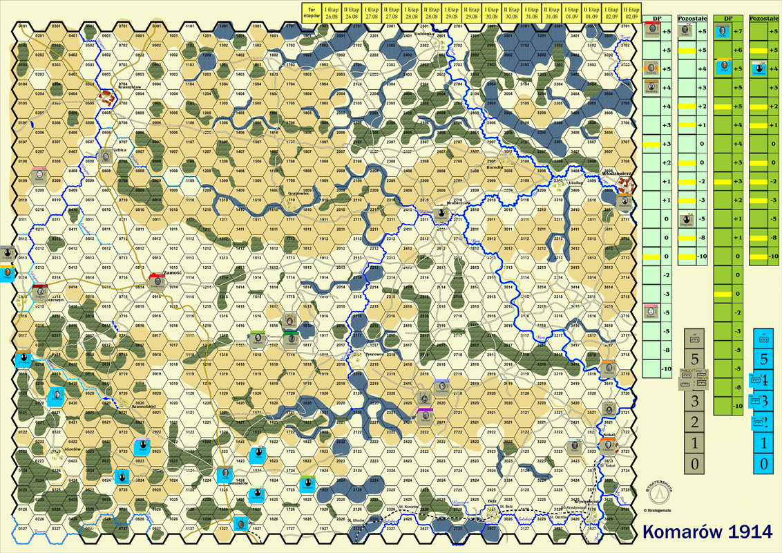 Komarów 1914 Map — Postimages