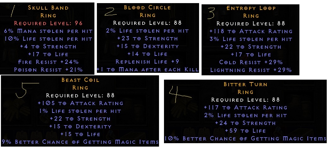 Wts Gg Crafted Rings! - Topic - d2jsp
