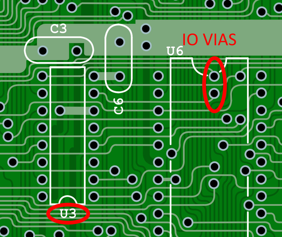 C128 IO vias — Postimages