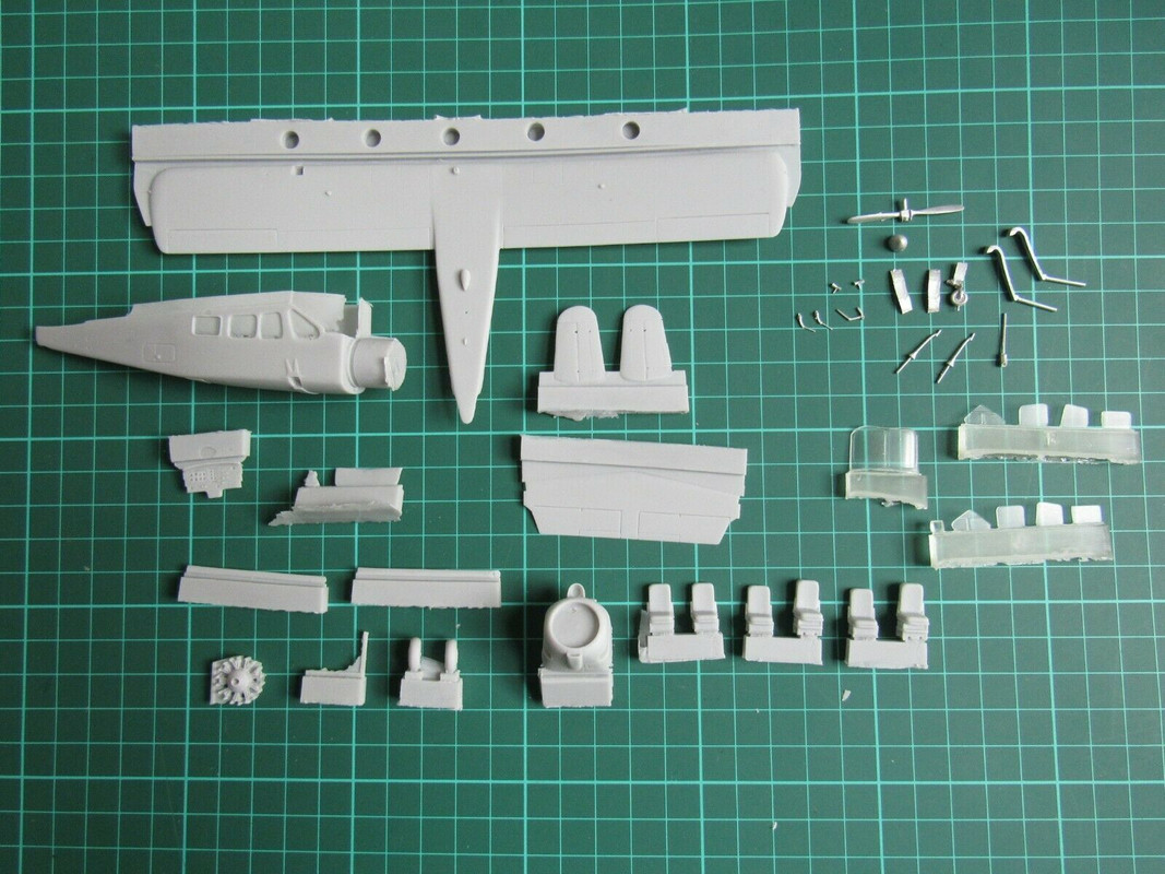 1/72 - Max-Holste MH-1521 Broussard resin kit by Combat Kits ...