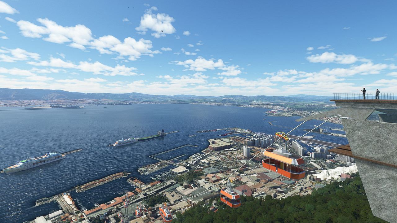 Gibraltar Scene via RDPresents SamScene3D - The AVSIM Screen Shots ...