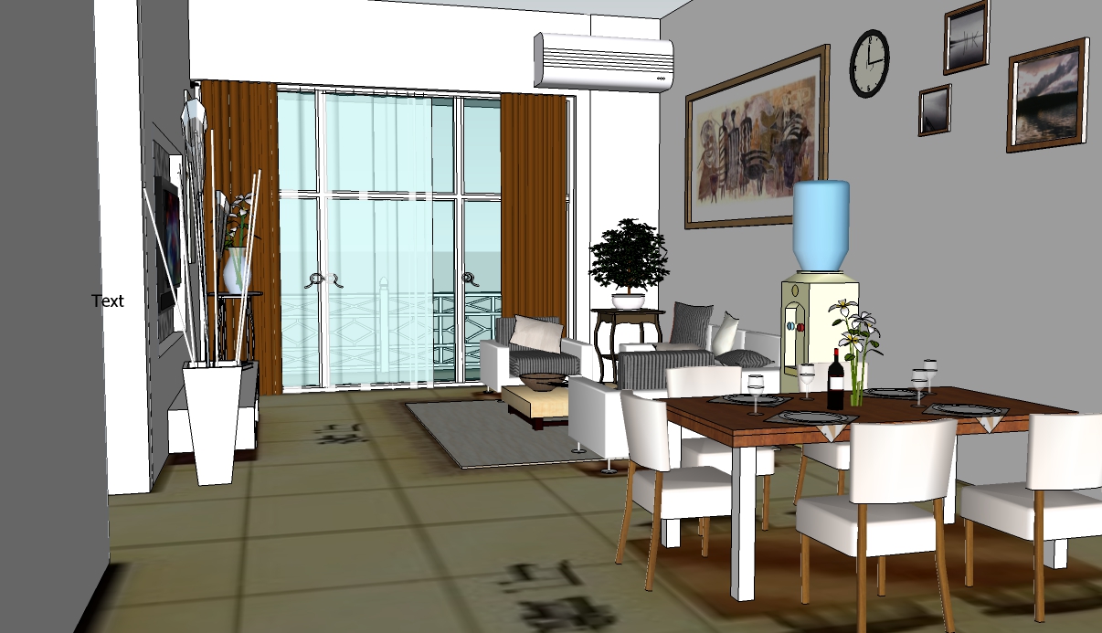 1018 Interior Classic Scene Sketchup Model Free Download Part 1