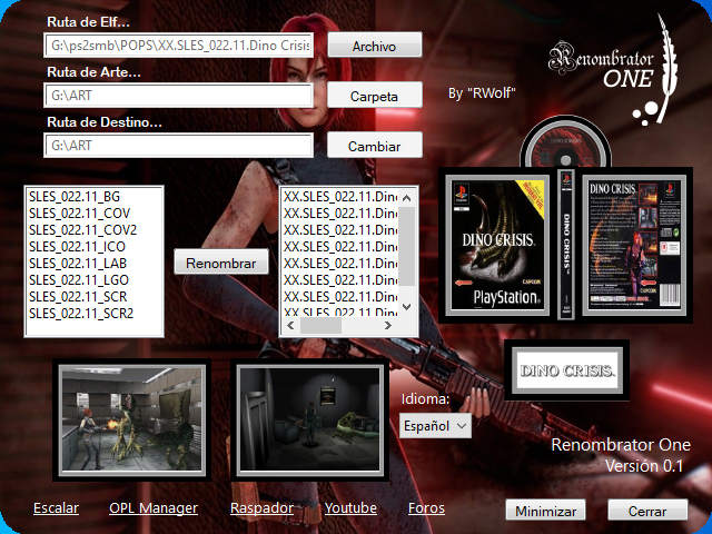 PS2 - Automatically rename images from PSX games to OPL official ...