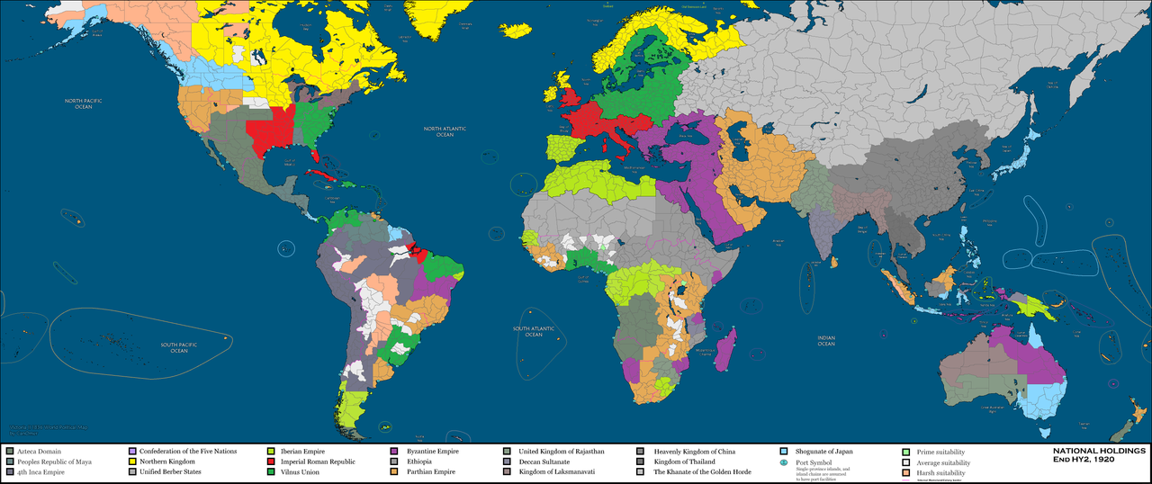 Victoria 2 World Map
