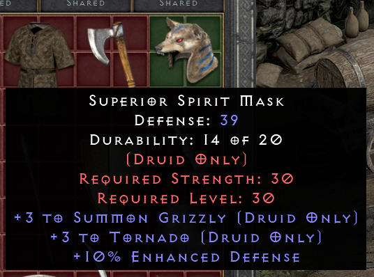 Druid Mask 3tornado / 3grizzly - Topic - d2jsp