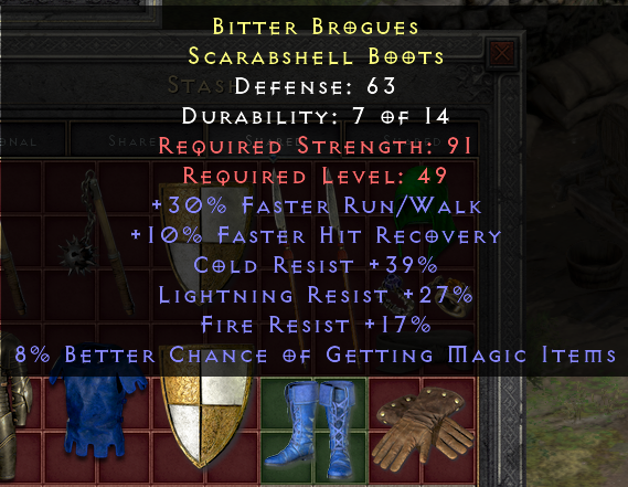 Frw Dex Tri Res Cold Light Fire Boots - Topic - d2jsp