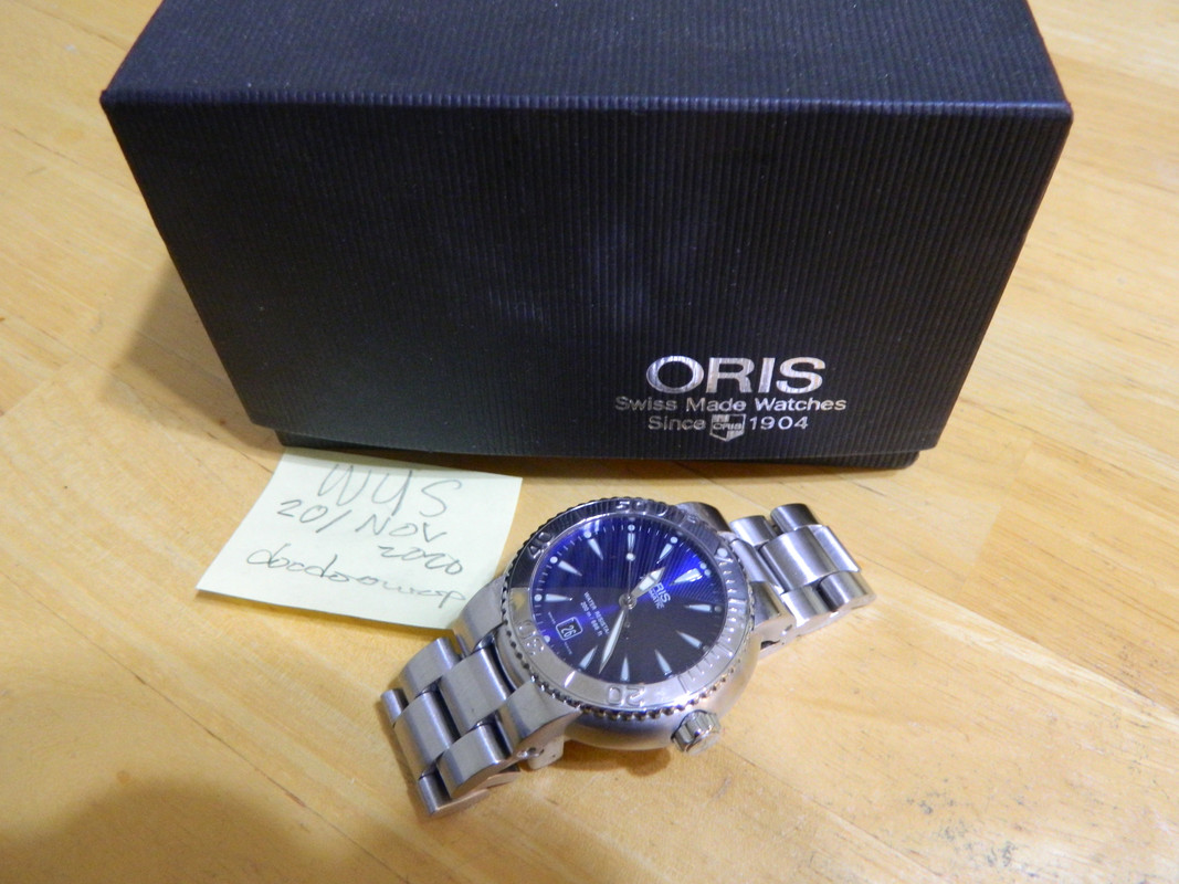 Oris TT1 with a rare sparkling Blue Dial Full Kit | WatchUSeek Watch Forums