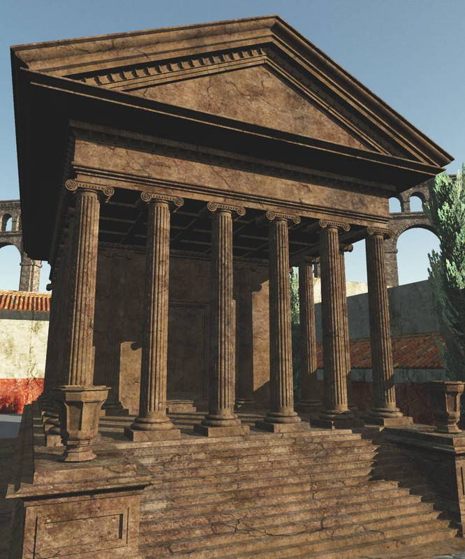 Roman Temple (Reupload) 2025 - Free Daz 3D Models