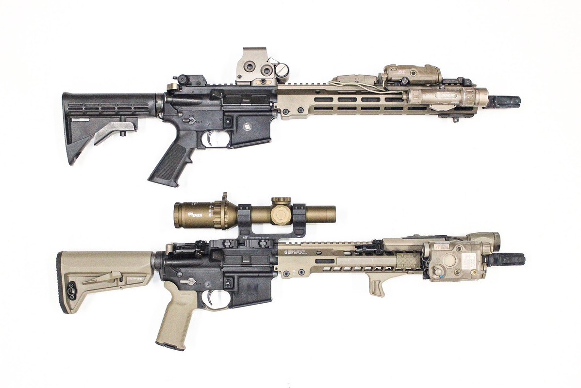 Official M4A1 USASOC URG-I and NSW URG-I and Clone Picture and ...