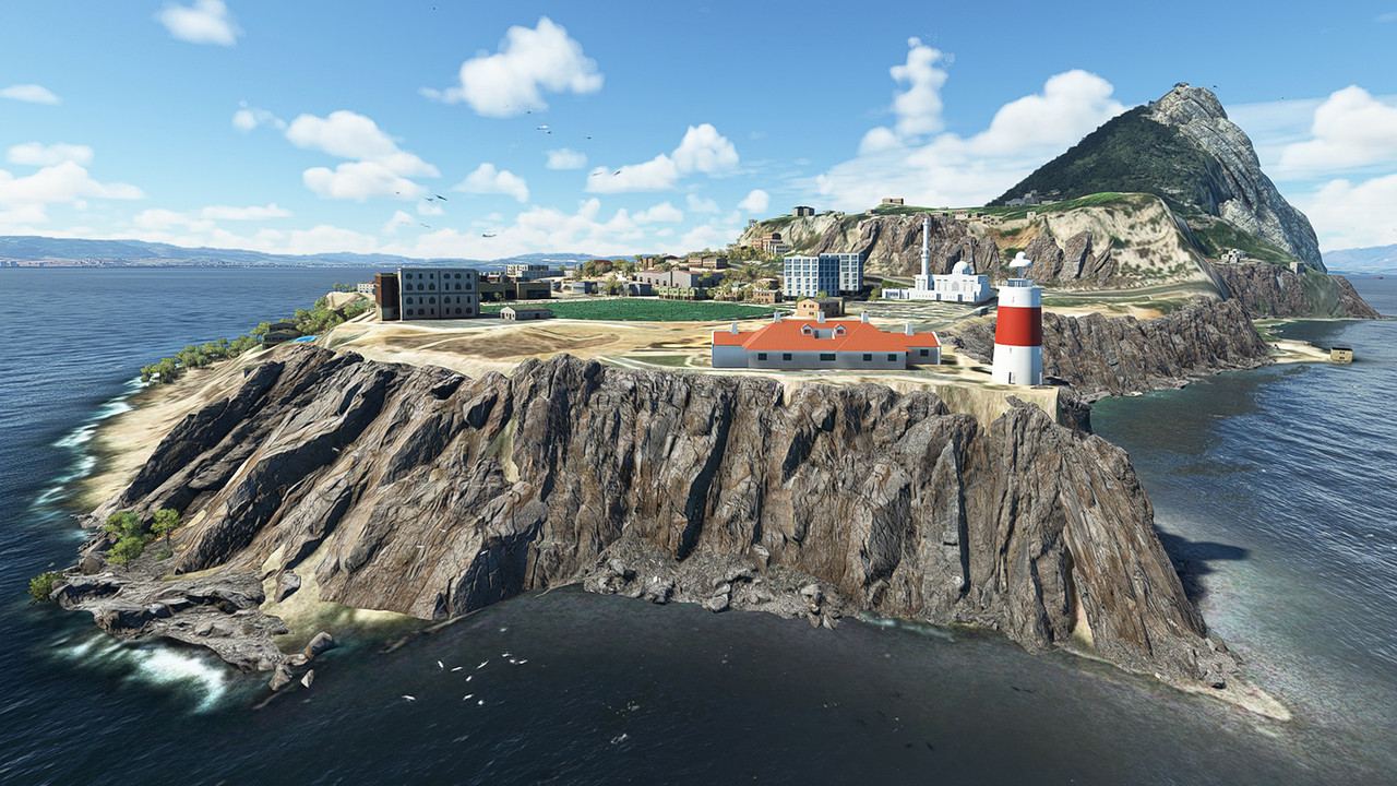 Gibraltar Scene via RDPresents SamScene3D - The AVSIM Screen Shots Forum - The AVSIM Community