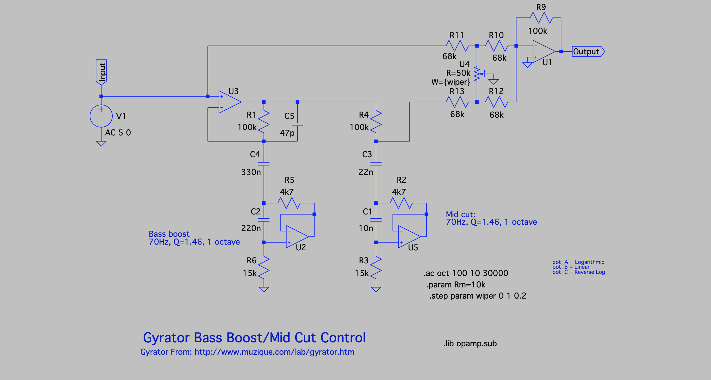 Bass Boost Mid Cut Schematic — Postimages