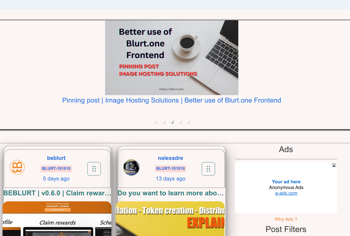 Featured Posts Carousel — Postimages