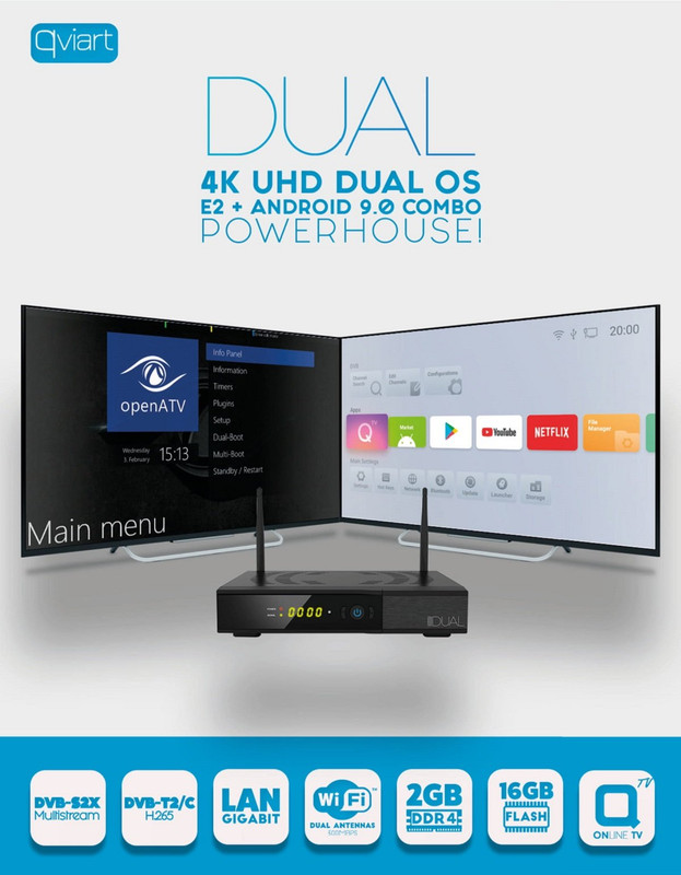 New : Qviart DUAL is one of a supported Receiver on Forever Server IXS ...