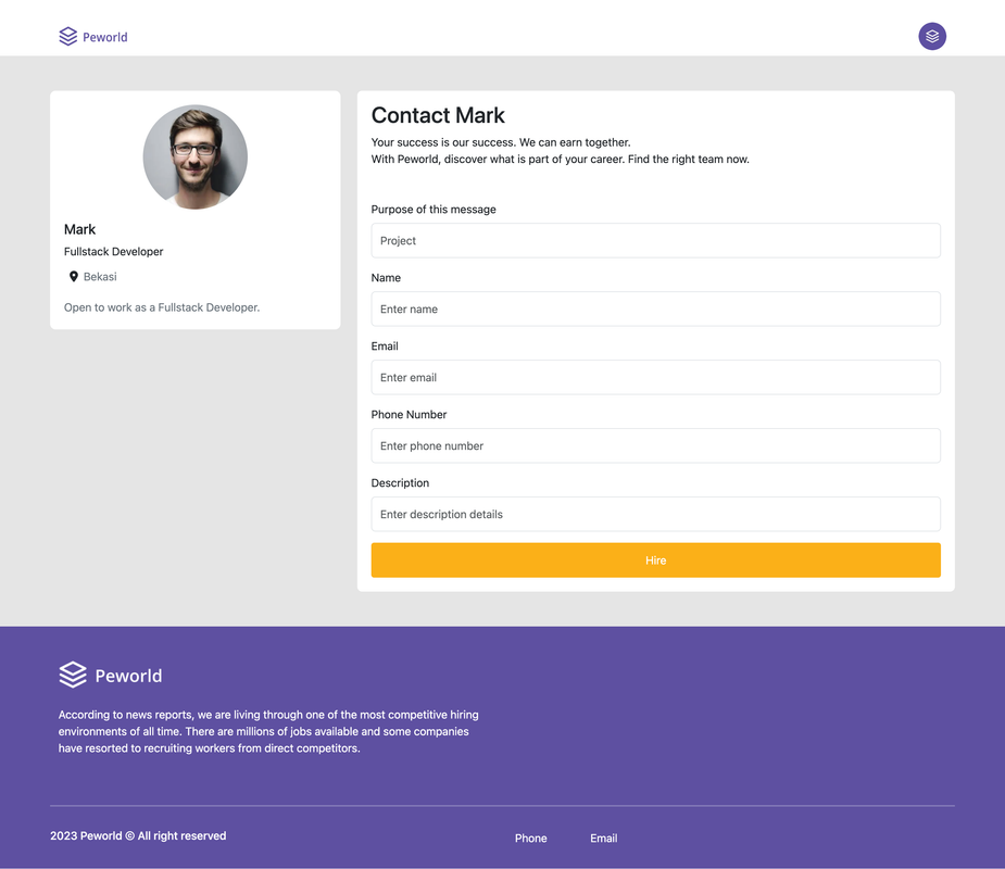 GitHub - assyifaptrs/peworld-app: Website for recruiters and job seekers in searching for job ...
