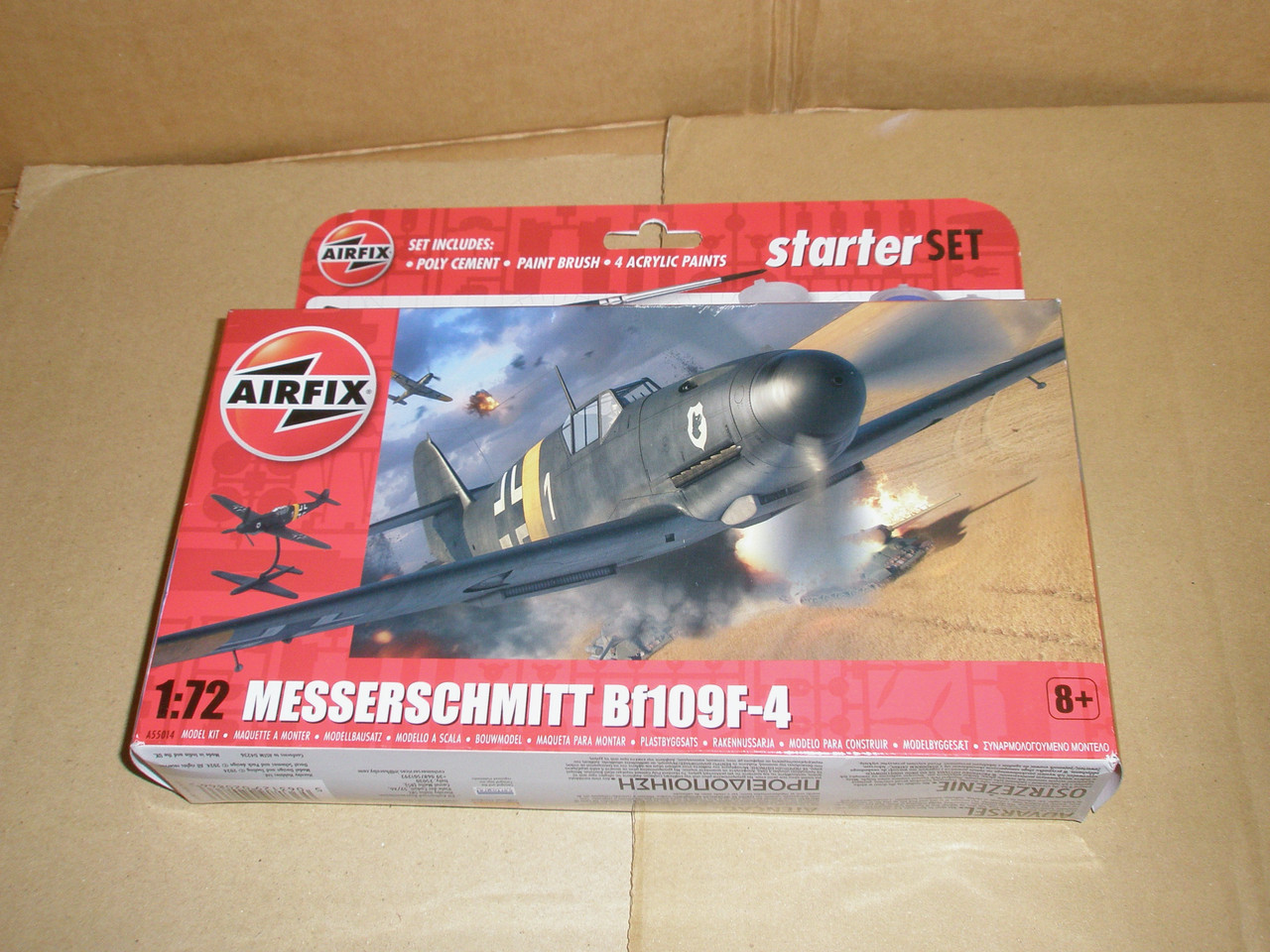 Airfix 1/72 scale Bf 109F from the starter set - Messerschmitt Bf 109 ...