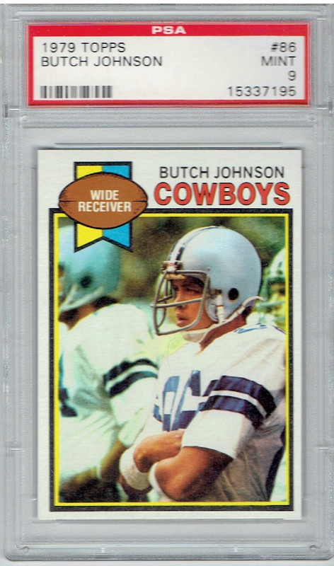 1979 TOPPS 86 BUTCH JOHNSON PSA 9 — Postimages