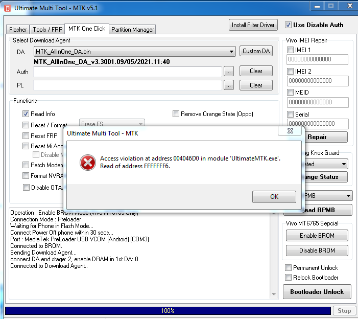 Umt mtk error - GSM-Forum