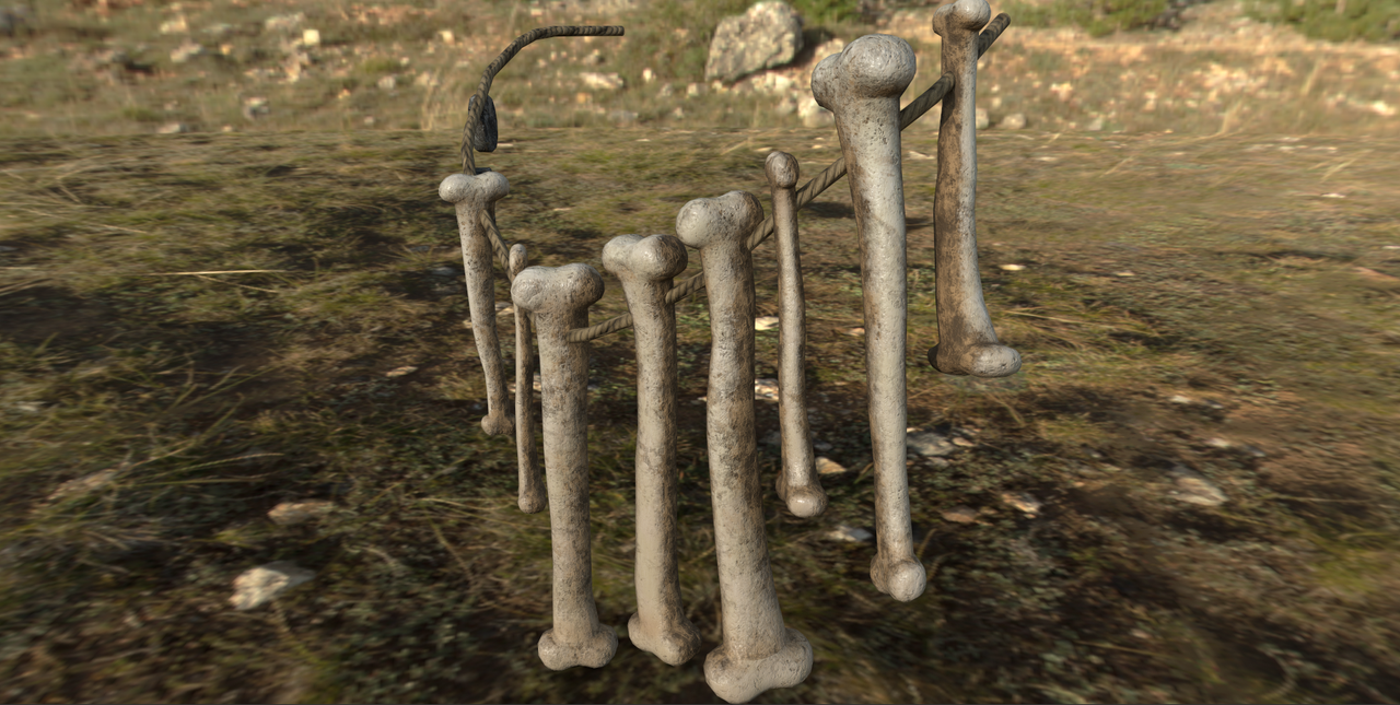 HFs - Spit and Hanging Bones at Skyrim Special Edition Nexus - Mods and ...