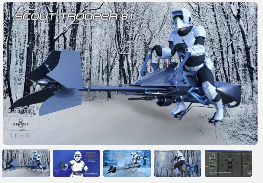 Star Wars - Free Daz 3D Models