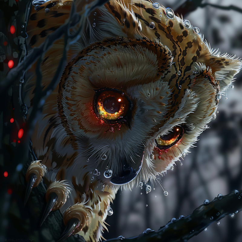 giobbito real photo of a owl bear style raw sref httpss m 1b69d15b 7c5d ...