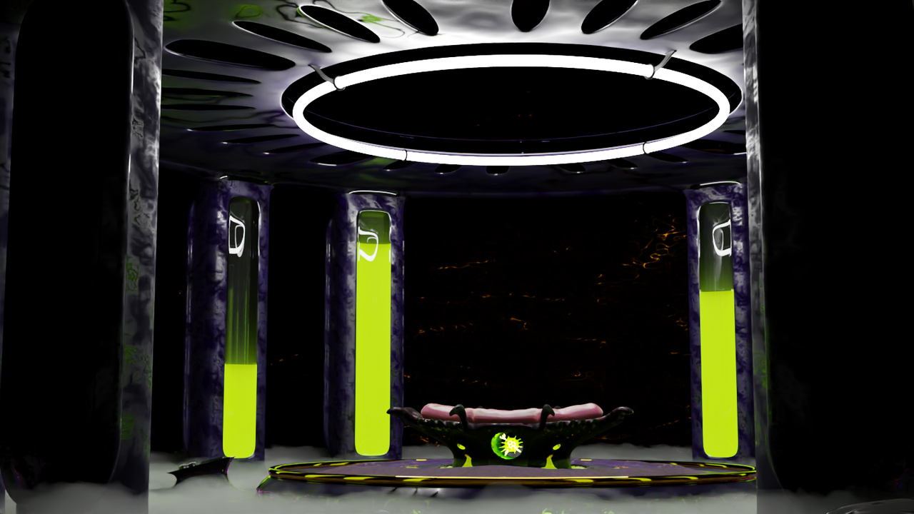 Open3DLab • Dark Fantasy Theme Chamber Set (Blender 3.1)