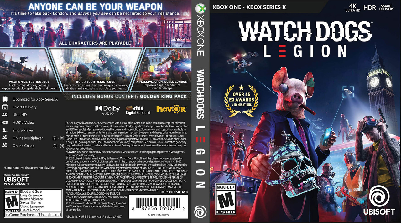 Watchdogs legion xbox cover — Postimages