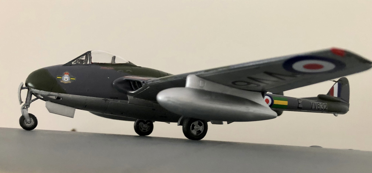 Vampire FB.5, VV632/E, No. 613 (Manchester) Sqn, RAuxAF, RAF Ringway ...