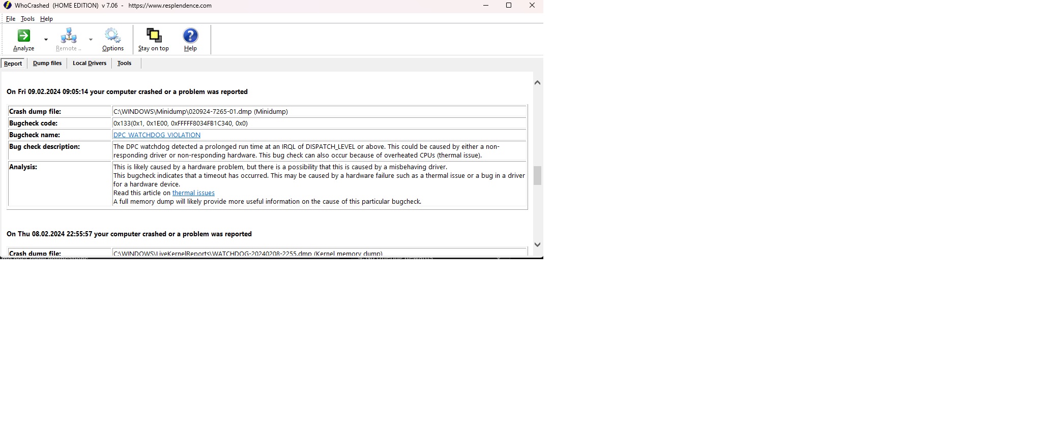 Crash — Postimages