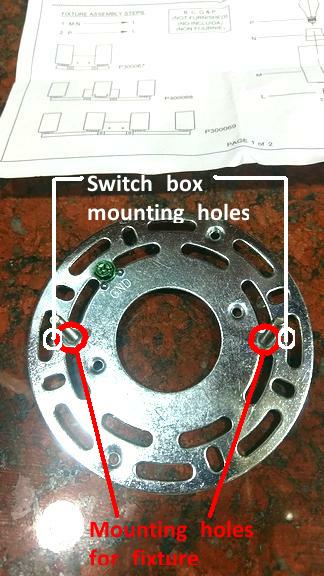 Light fixture mounting hole alignment | DIY Home Improvement Forum