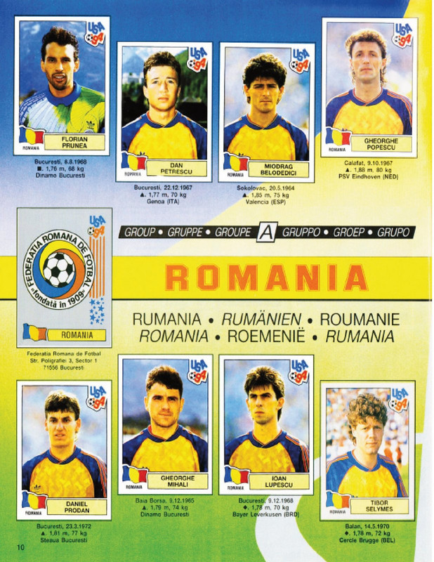 Album Panini USA 1994 12 — Postimages