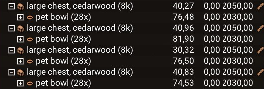 WTA 8K unidentified fragments - Auctions (NFI) - Wurm Online Forum