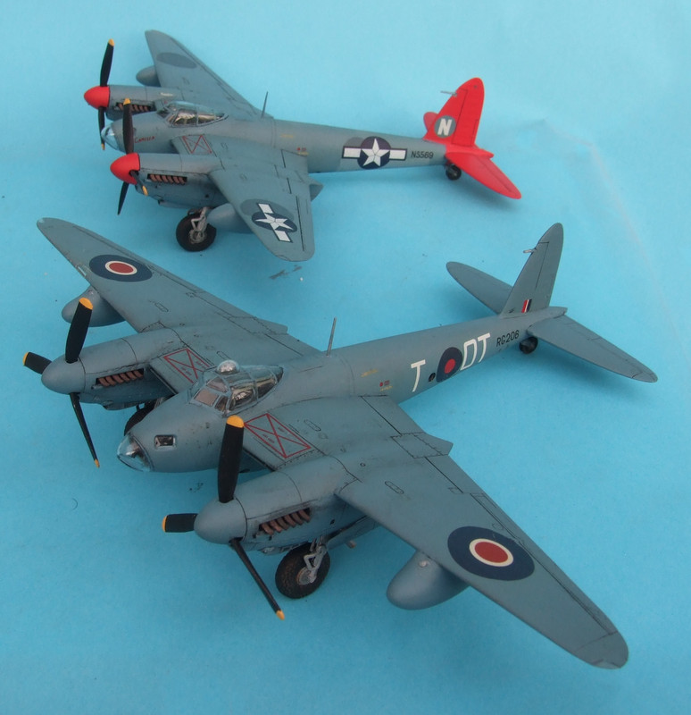 1/72nd Airfix Mosquito, conv to PR.34 using Freightdog Models resin set ...