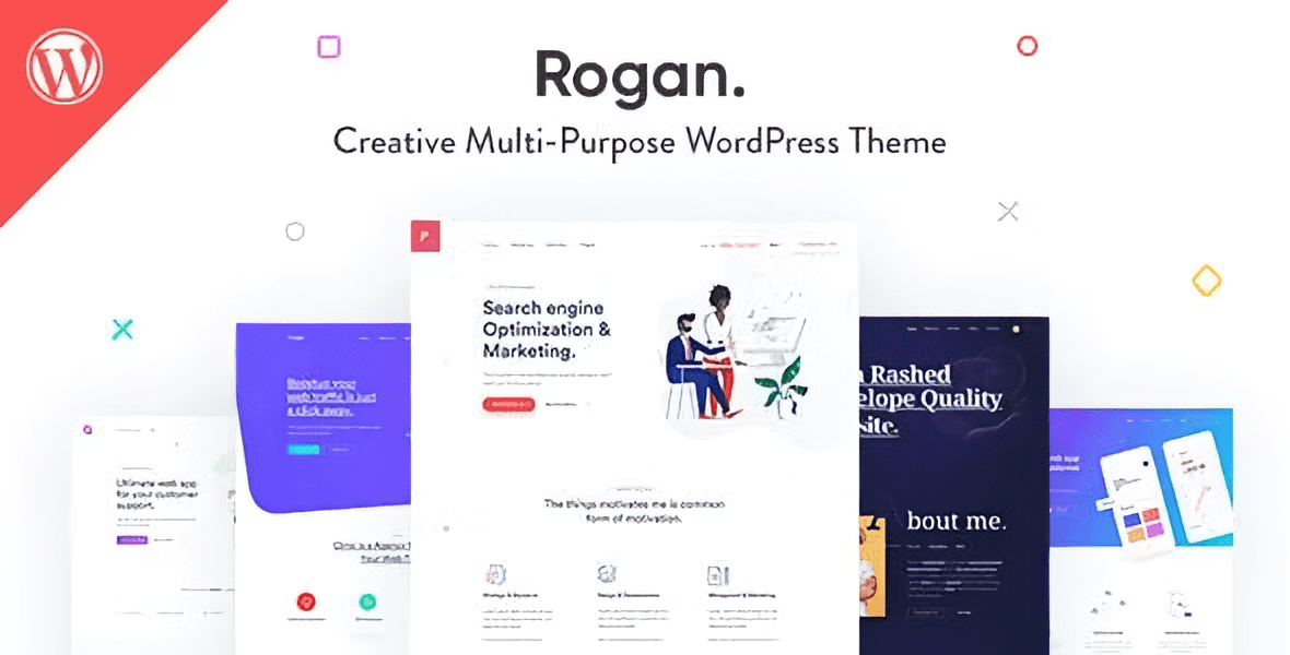 Rogan - Creative Multipurpose WordPress Theme For Agency, Saas, Portfolio – Bliter GPL