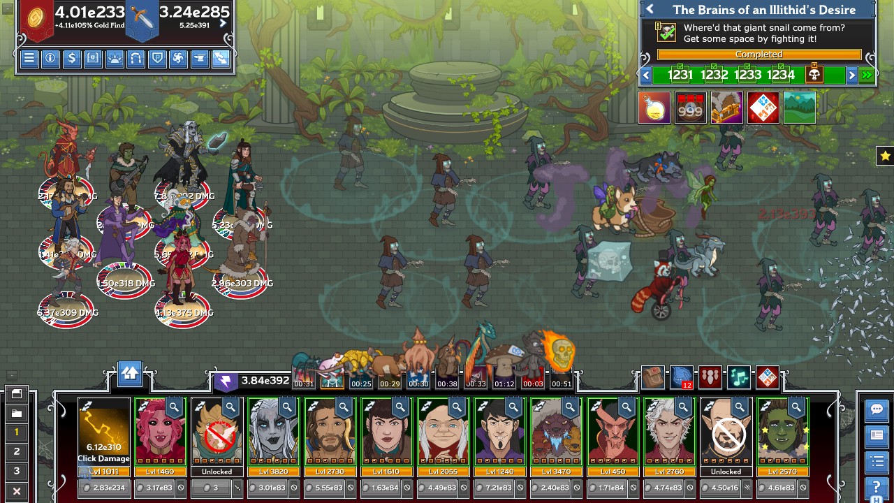 The Brains of an Illithid's Desire & A Wise Approach :: Idle Champions ...