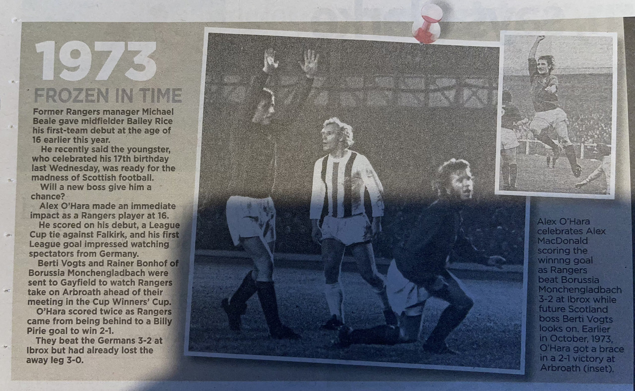 1973 - 50 years ago Alex O'Hara made his debut aged 16 | FollowFollow.com