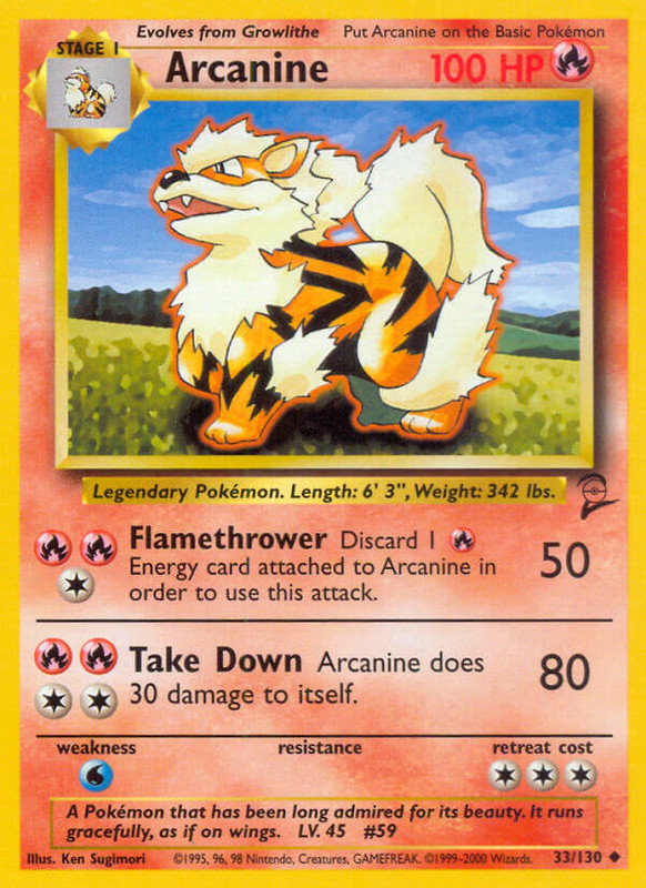 arcanine base set 2 b2 33 — Postimages