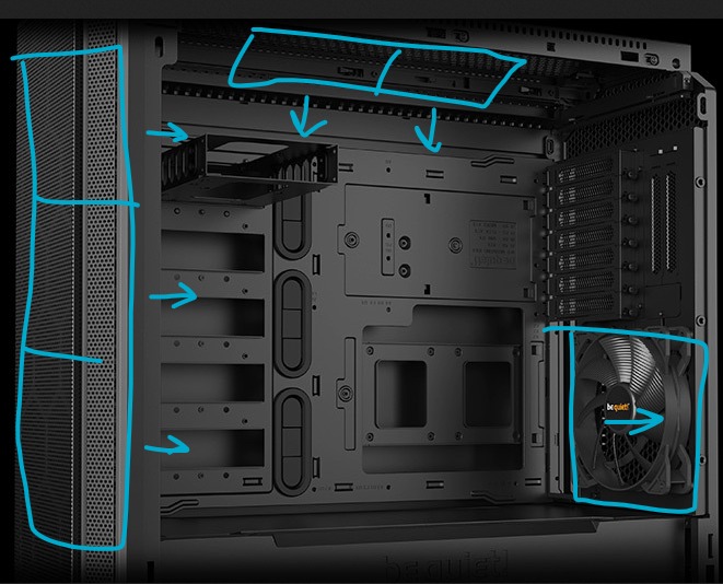 Fans direction in inverted ATX : r/buildapc