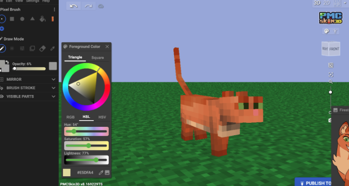 How To Make A Realistic Cat Mob Skin | Tutorial