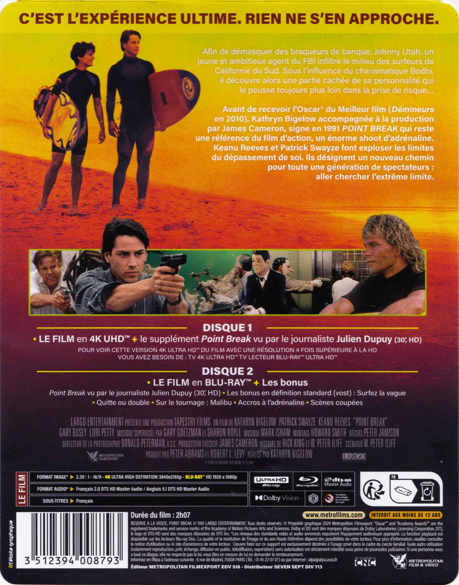 Point Break 4K UHD (1991) - Blu-ray Forum