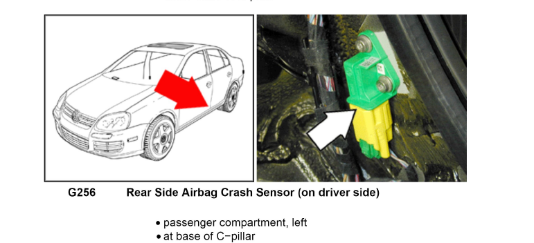 Crash sensor location | VW Vortex - Volkswagen Forum