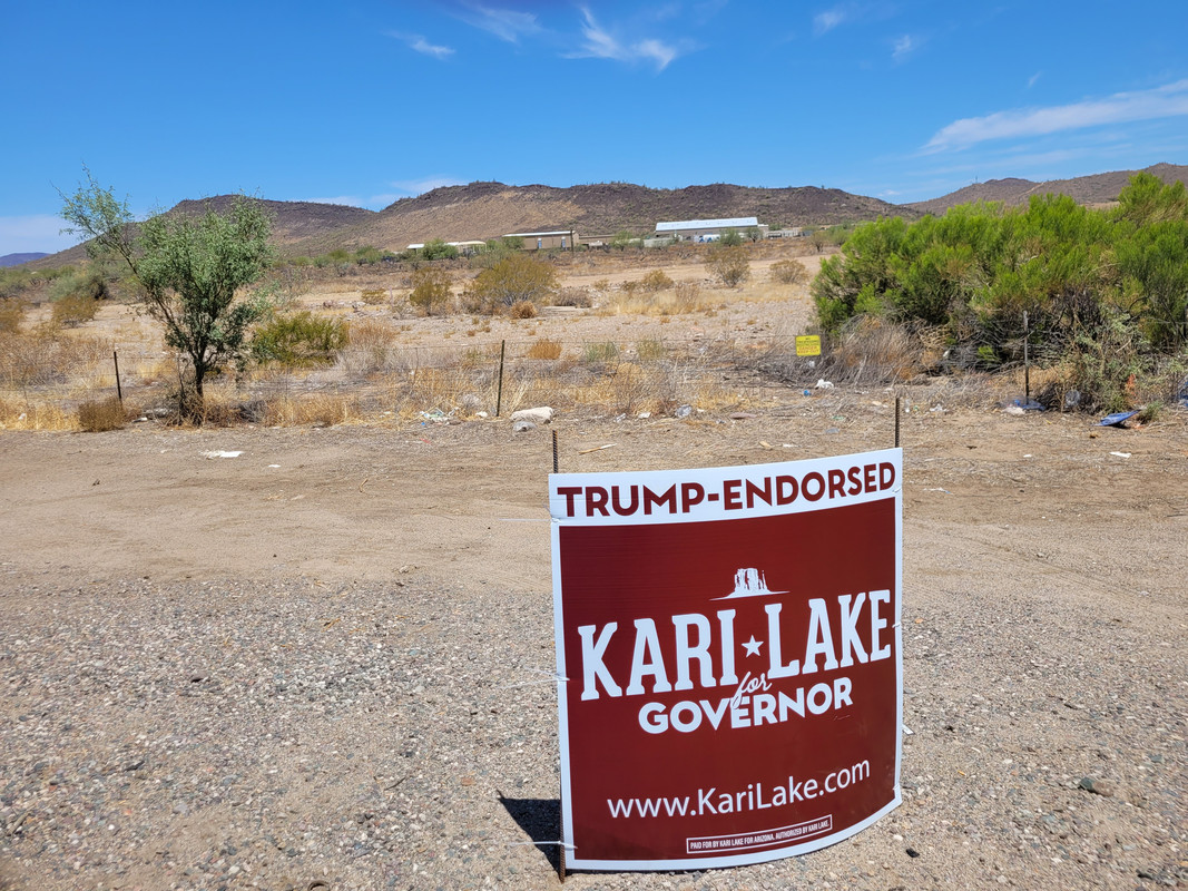 Planted Kari Lake signs, ft Ben Avery > General Discussion > AR15.COM