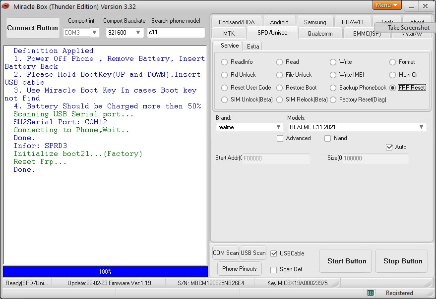 Realme c11 frp solve by miracl thundr edition - GSM-Forum